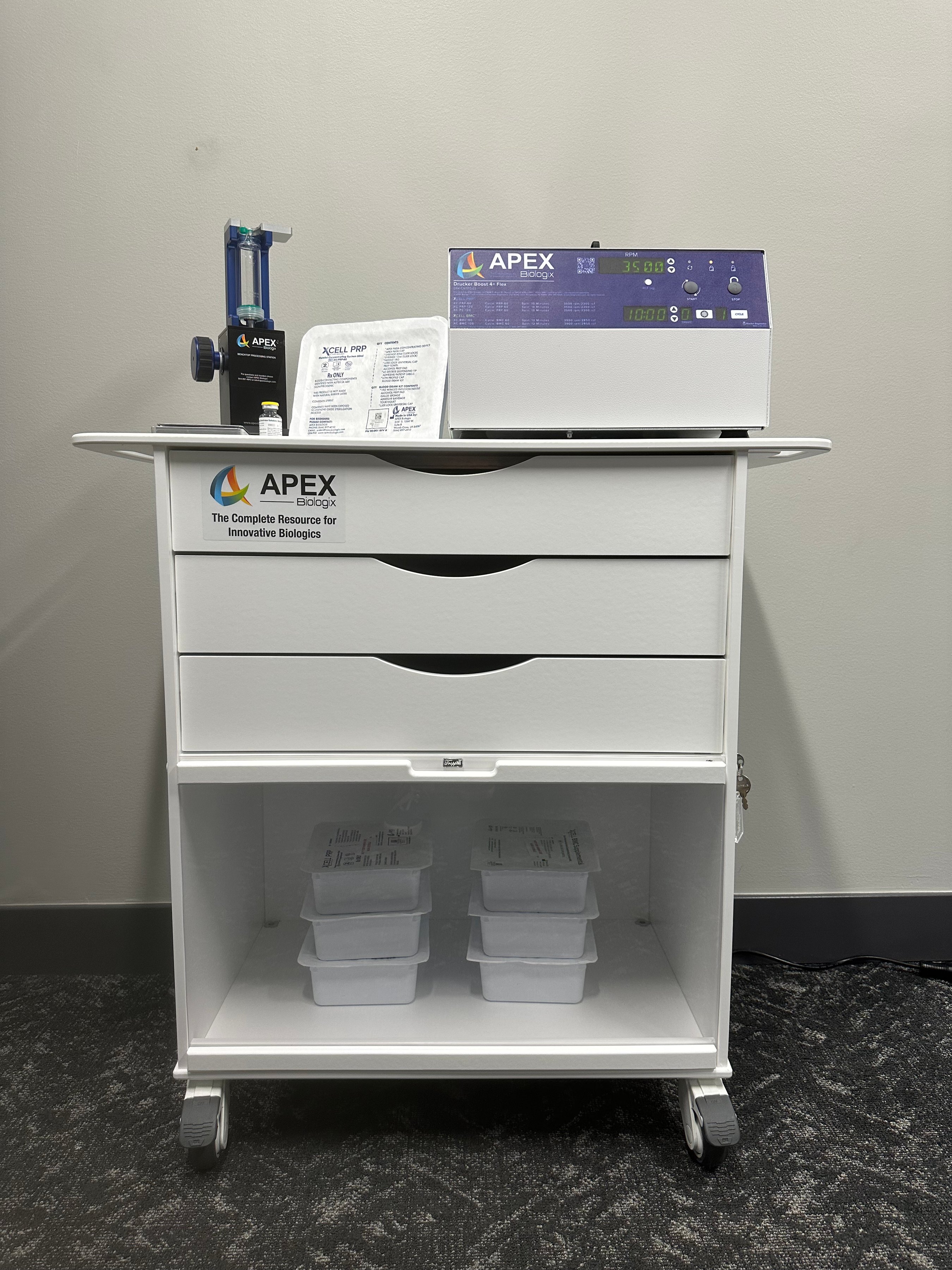 Procedure Prep Cart - APEX Biologix